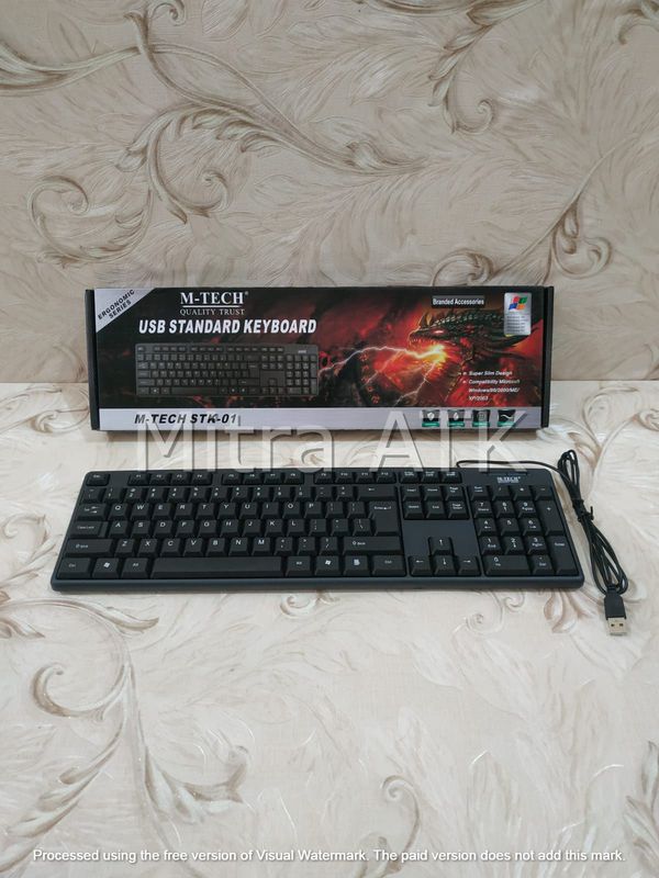 Keyboard USB Standar ( Keyboard kabel ) Merk M-Tech