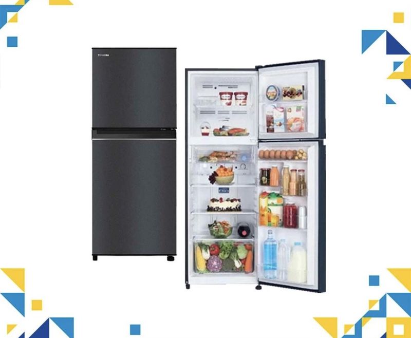 Toshiba Kulkas 2 Pintu Kecil Small 2 Door Refrigerator GR-B22ISP