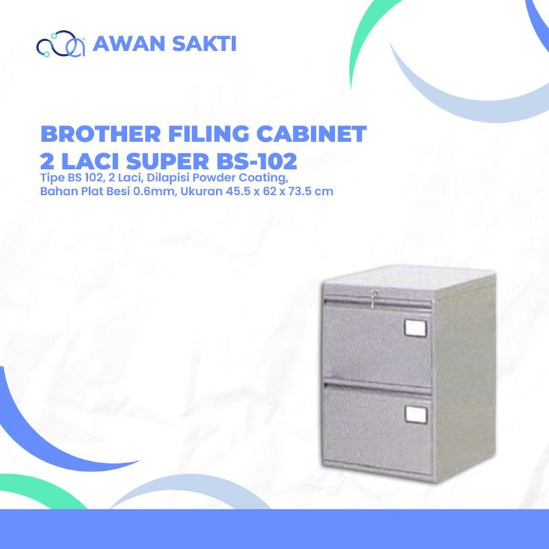 BROTHER FILING CABINET 2 LACI SUPER BS-102