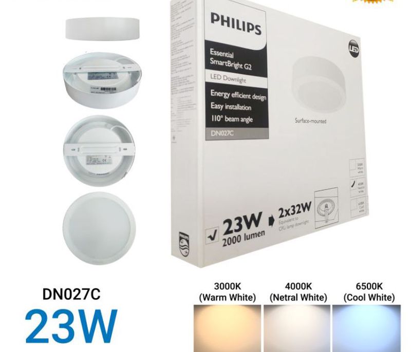Lampu Downlight Philips DN027C 23W(TEMPEL)