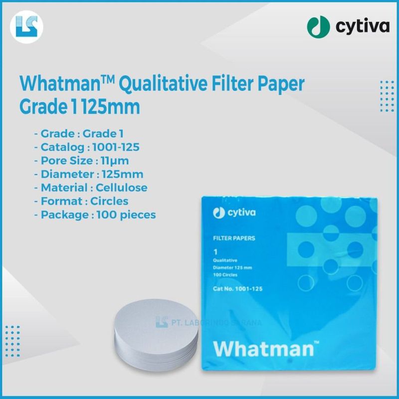 Whatman Filter Paper / Kertas Saring Grade 1 , Cat 1001-125