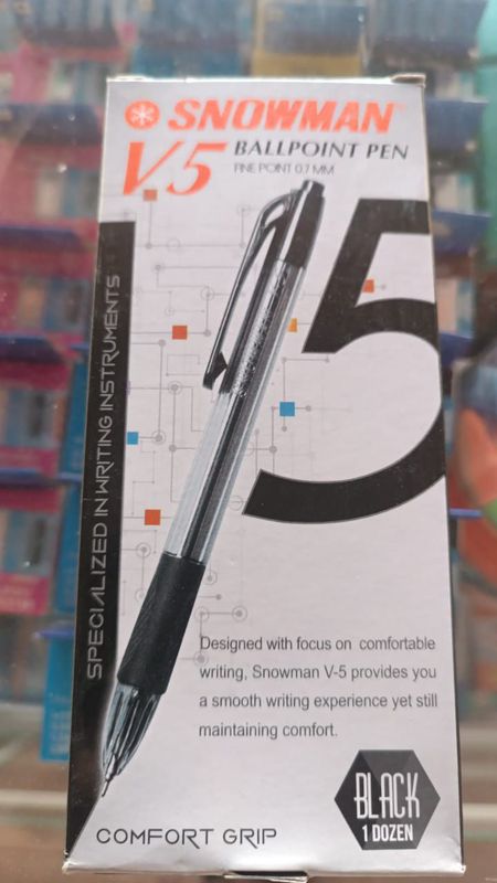 Balpoint Snowman Hitam