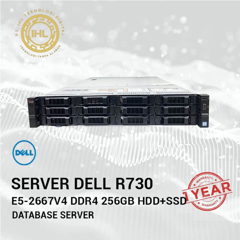 Server Dell R730 12LFF 2xE5-2667v4 DDR4 256Gb HDD+SSD(Database Server)