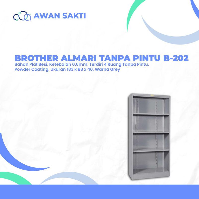 BROTHER ALMARI TANPA PINTU B202
