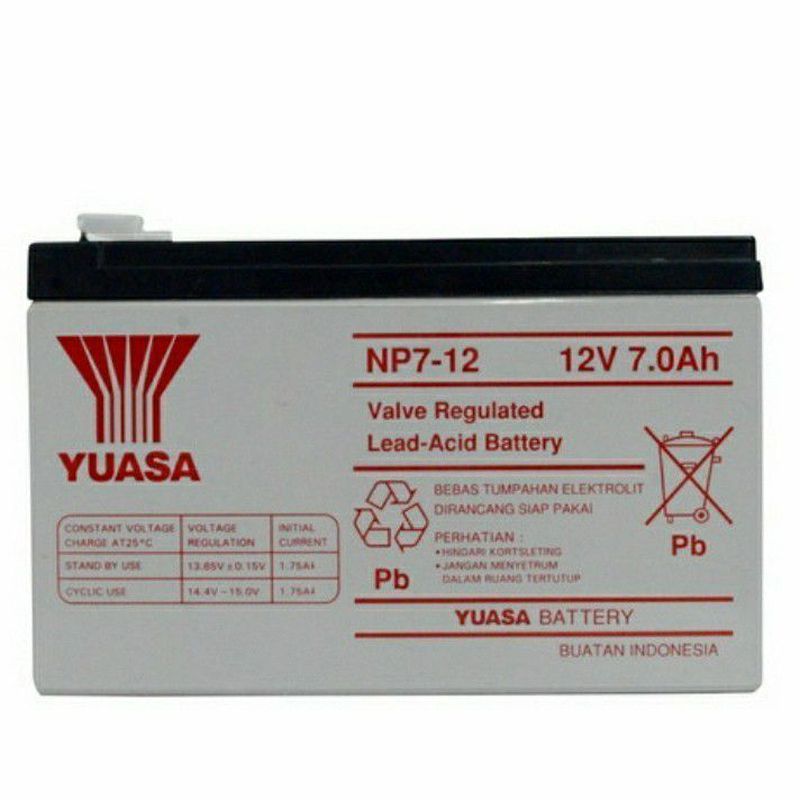 AKI YUASA NP7-12 12V,7Ah