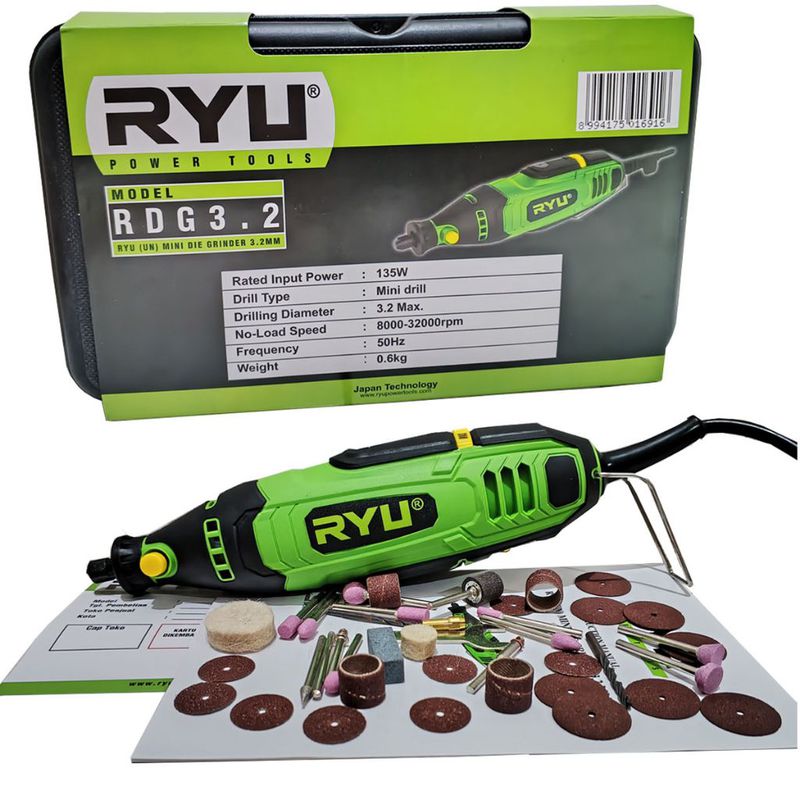 Mesin Gerinda Tuner set Mini grinder tuner set ryu 3.2