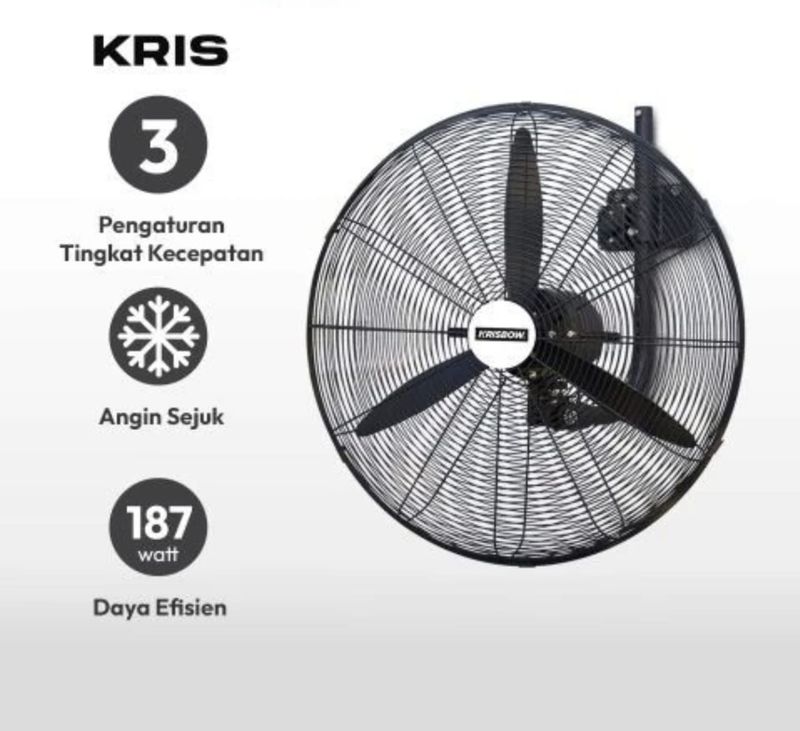 KIPAS ANGIN DINDING MERK KRISBOW