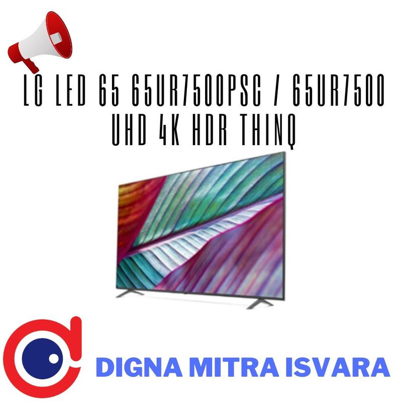 LG LED 65 65UR7500PSC / 65UR7500 UHD 4K HDR THINQ ( Termasuk Standing ...