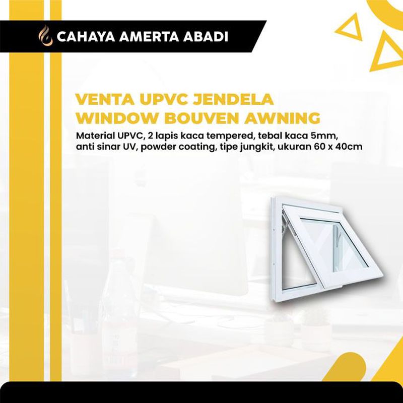 VENTA JENDELA WINDOW BOUVEN AWNING UPVC