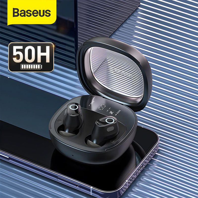 BASEUS WM02 PLUS TWS HEADSET BLUETOOTH EARPHONE MINI EARBUDS HANDSFREE ...