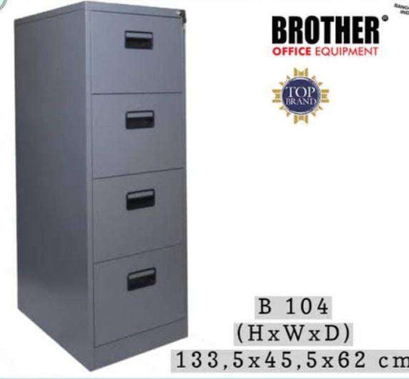 FILING CABINET MERK BROTHER B 104 (4 LACI)