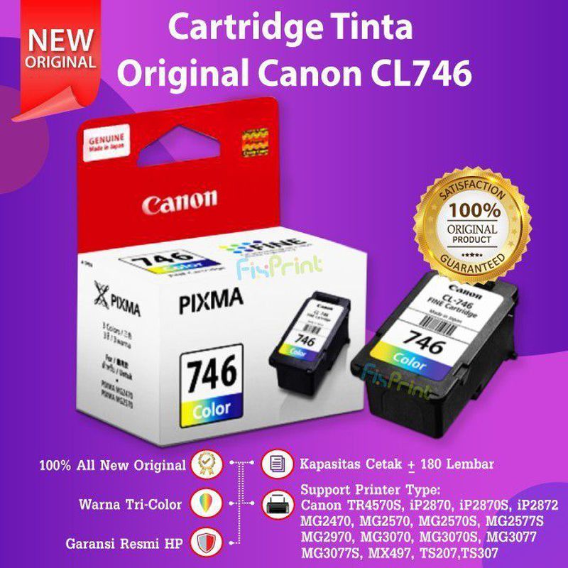 CATRIDGE CANON CL-746 COLOUR / WARNA
