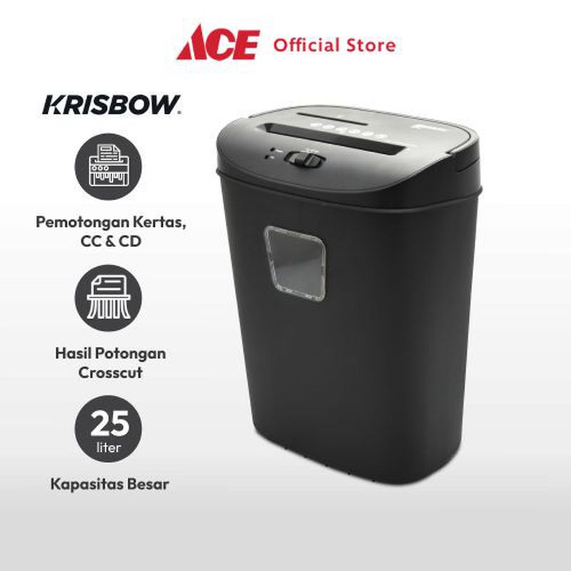 Ace Krisbow Mesin Penghancur Kertas S290 25 liter