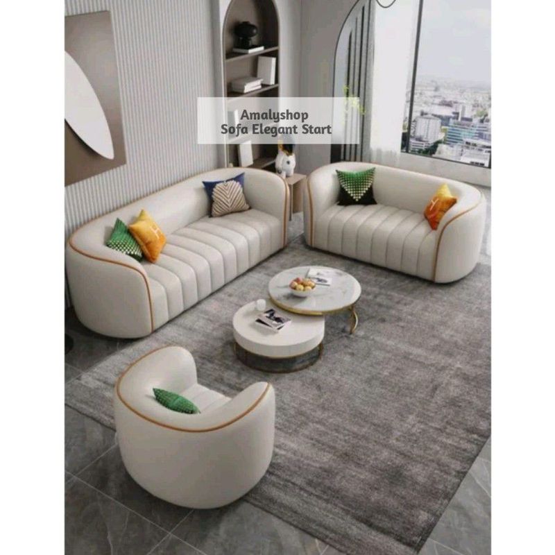 Sofa Kulit 321 Sofa Ruang Tamu - 2 Seat