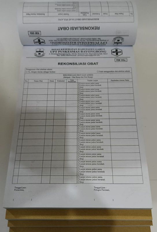 REKONSILIASI OBAT (LEPASAN)