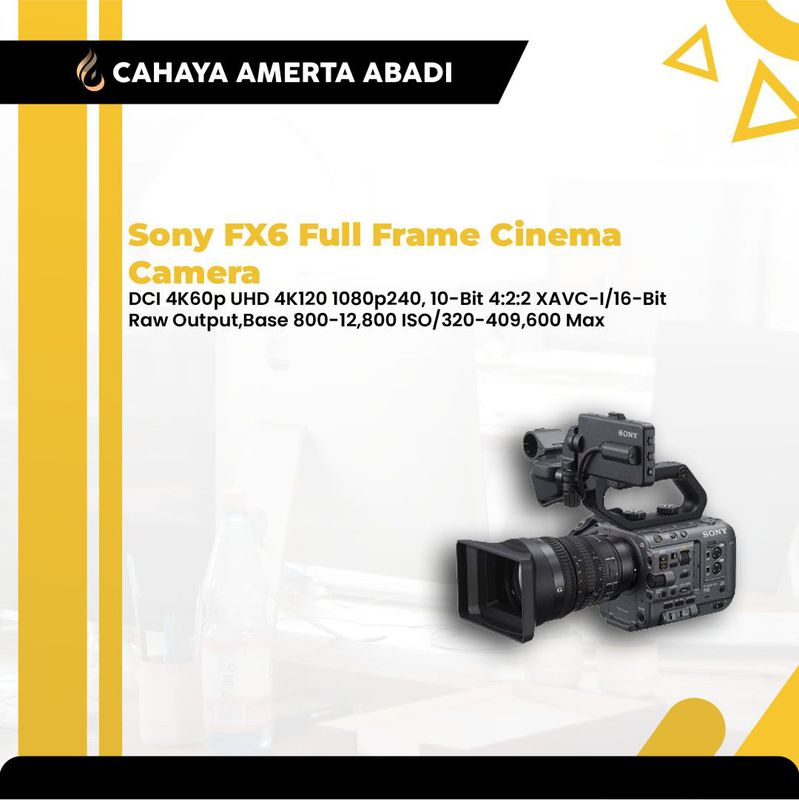 SONY FX6 FULL FRAME CINEMA CAMERA