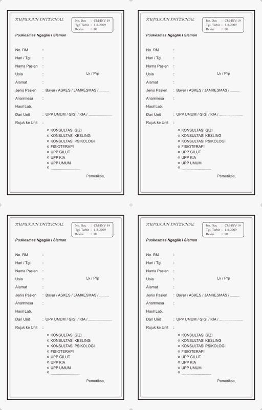 Rujukan Internal Pus Ngaglik I