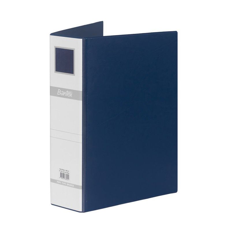 Bantex_Post Pipe Binder 2 Ring 6cm Folio - Grey