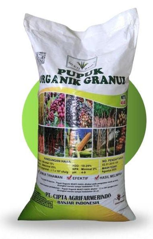 Pupuk Organik Granul MUKTI HASIL 40kg