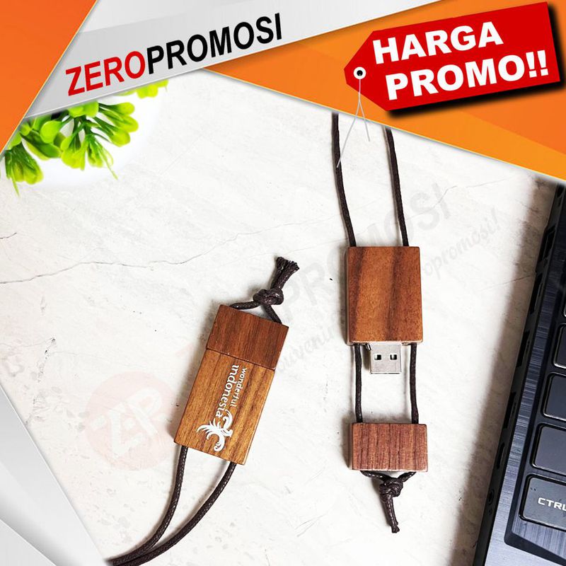 USB Flashdisk Flash Drive Kayu Tali FDWD03 Custom