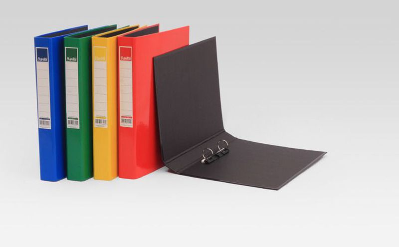 BANTEX Laminated Ring Binder 2 Ring O 25mm A4 - Yellow