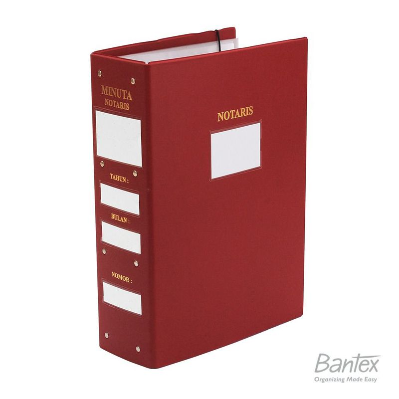 Bantex_Binder Minuta FC 50 Pocket - Maroon