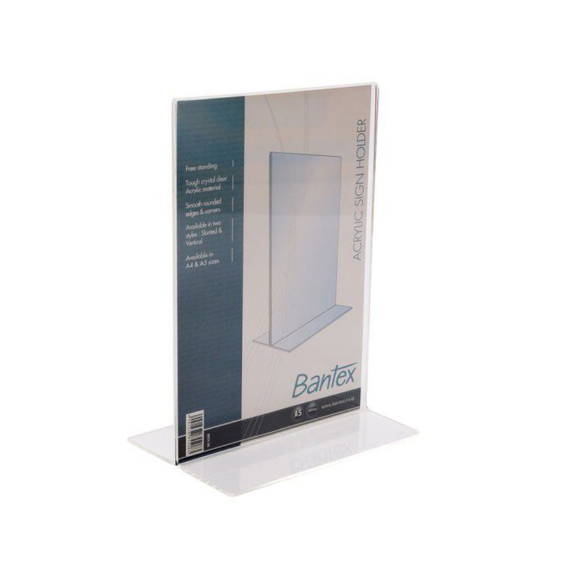 Bantex_A5 Acrylic Stand Up Display Sign Holder
