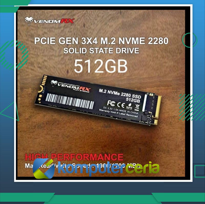 SSD VenomRX M2 2280 NVME 512GB