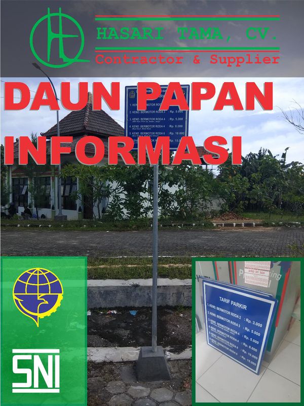 Daun Rambu Papan Informasi