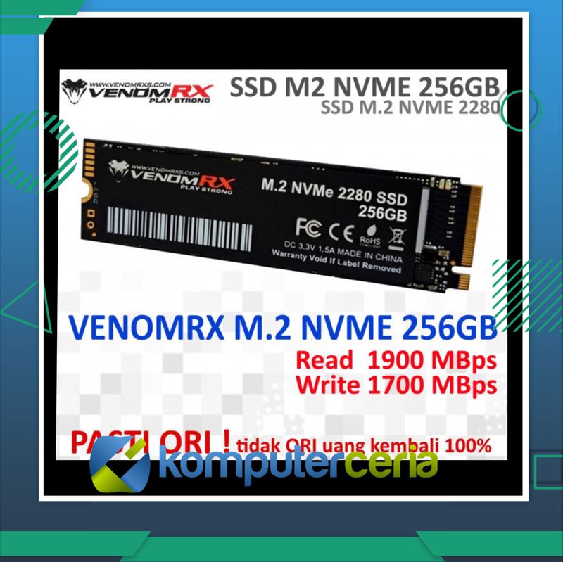 SSD VenomRX M2 2280 NVME 256GB