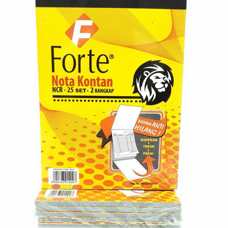 Nota Kontan 2 ply Forte Besar - PAK