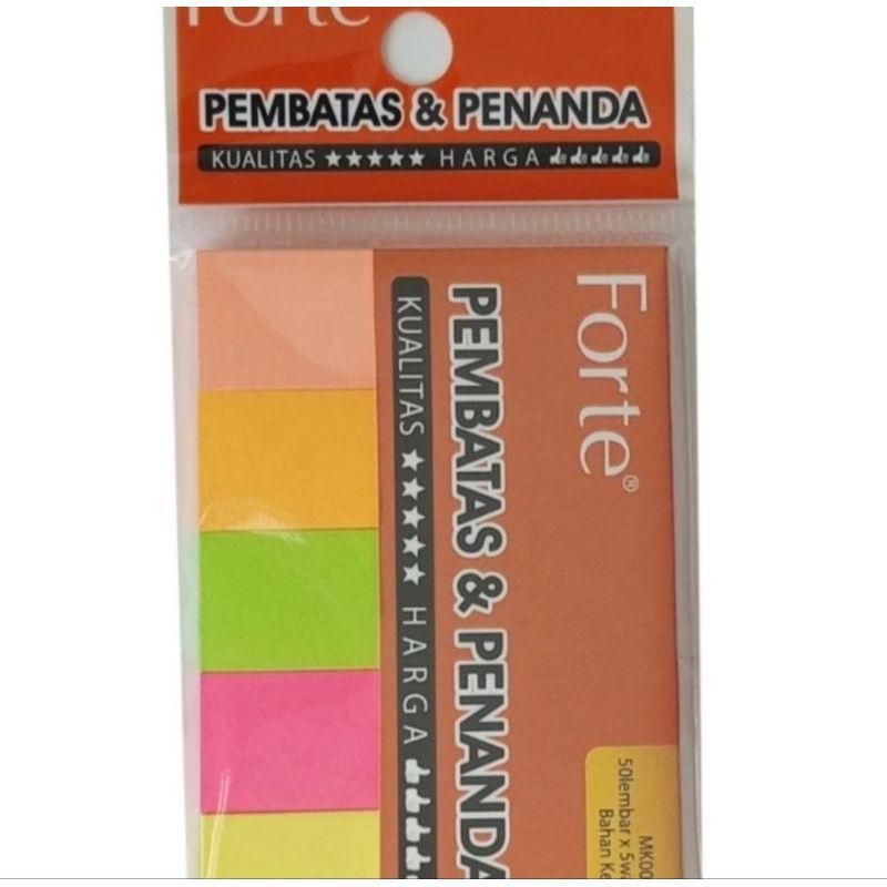 Stick Note Pembatas & Penanda Kertas Forte