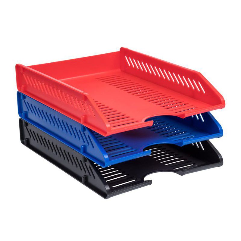 BANTEX Letter Tray Set / Rak Dokumen - Blue