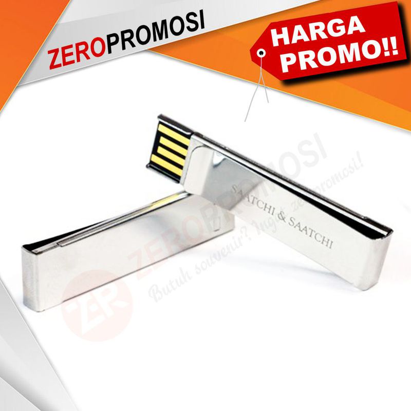 Custom Usb Flashdisk Slim FDMT16 Metal Stainless