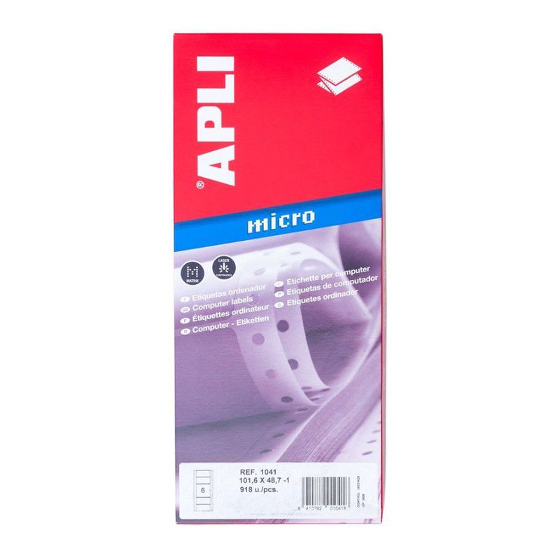 APLI Label Continuous Form 101,6 X 48,7MM 918 unit