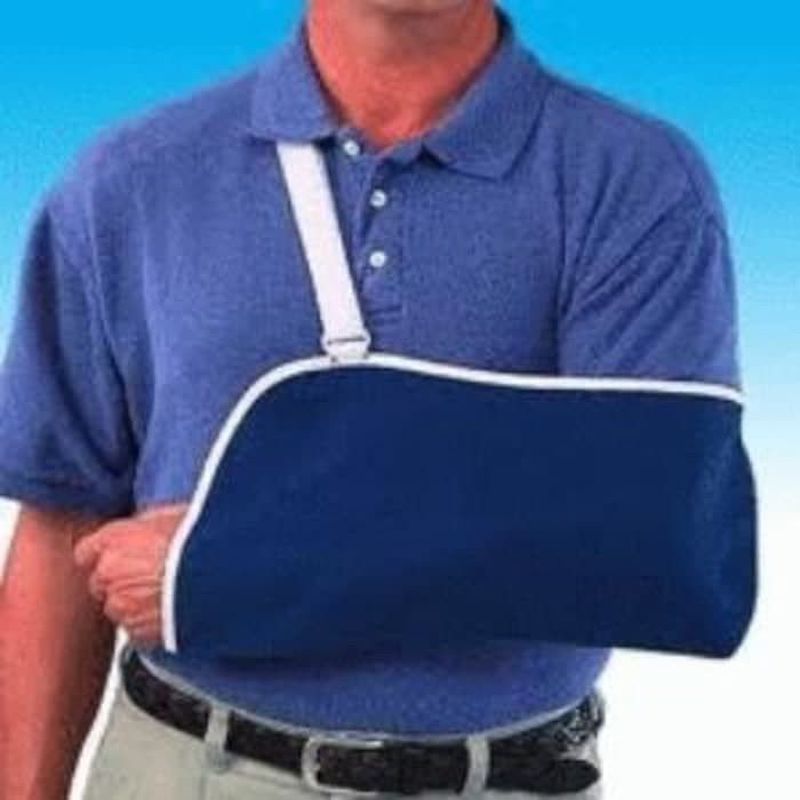 Arm Sling penyangga lengan / penyangga tangan patah gendongan tangan - L