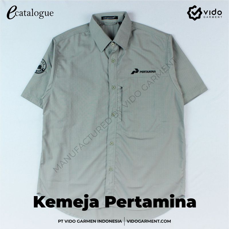 Kemeja Model Pertamina - L