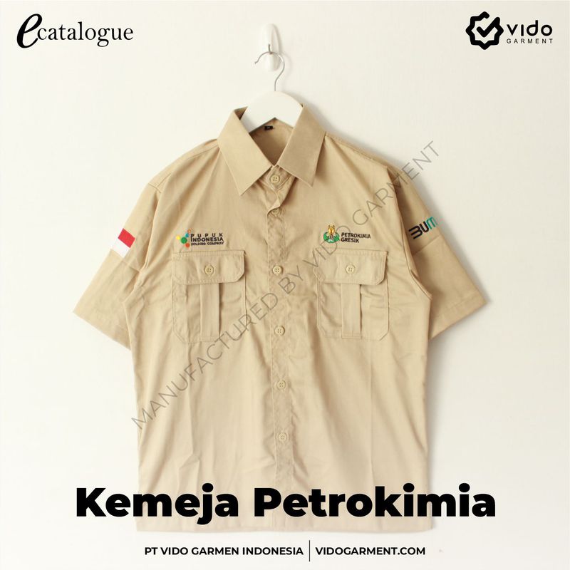 Kemeja Model Petro Kimia - L