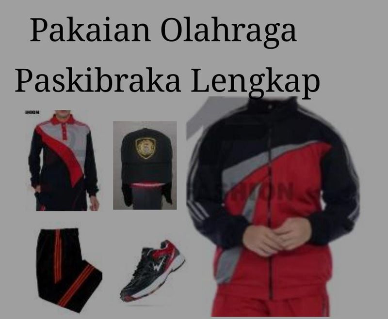 Pakaian Olahraga Paskibra Lengkap Pria Dan Wanita