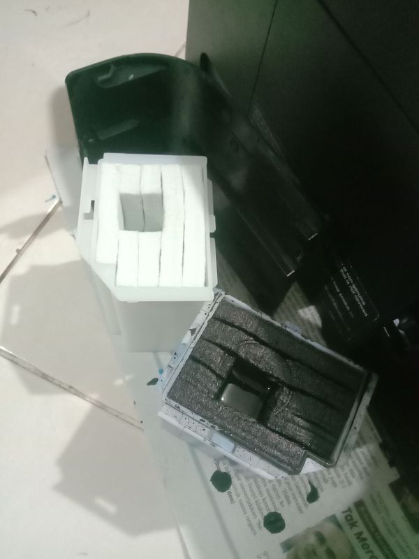 Penampungan Tinta pembuangan / Absorber ink/ ink pad / bantalan tinta ...