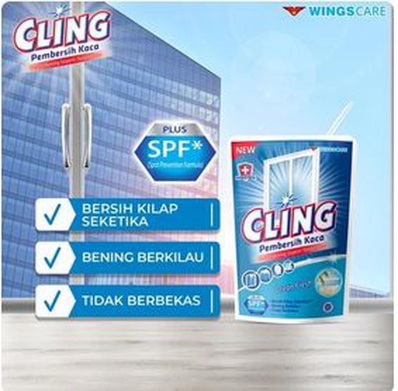 Pembersih kaca CLING