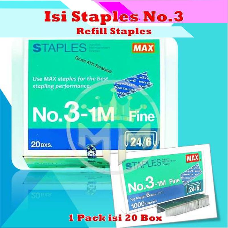 Isi Staples No.3