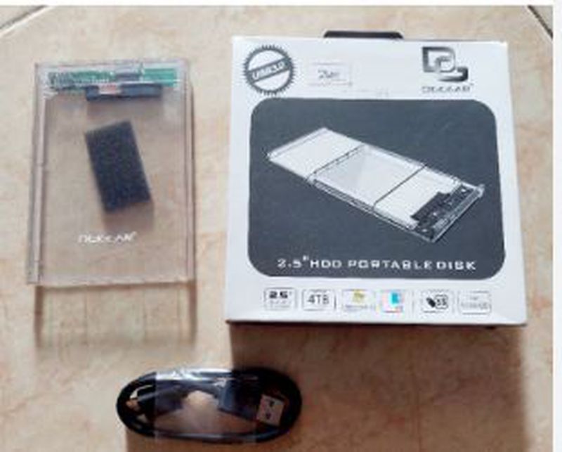 Casing HDD Transparan Digigear