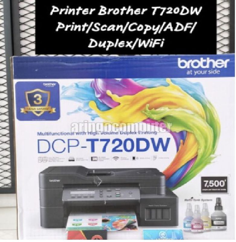 BROTHER DCP-T720DW Printer Ink Tank Multifunction T720 WiFi Duplex ADF