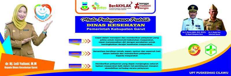 SPANDUK MOTTO PELAYANAN PUBLIK PKMCLW