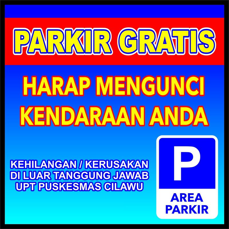 SPANDUK AREA PARKIR PKMCLW