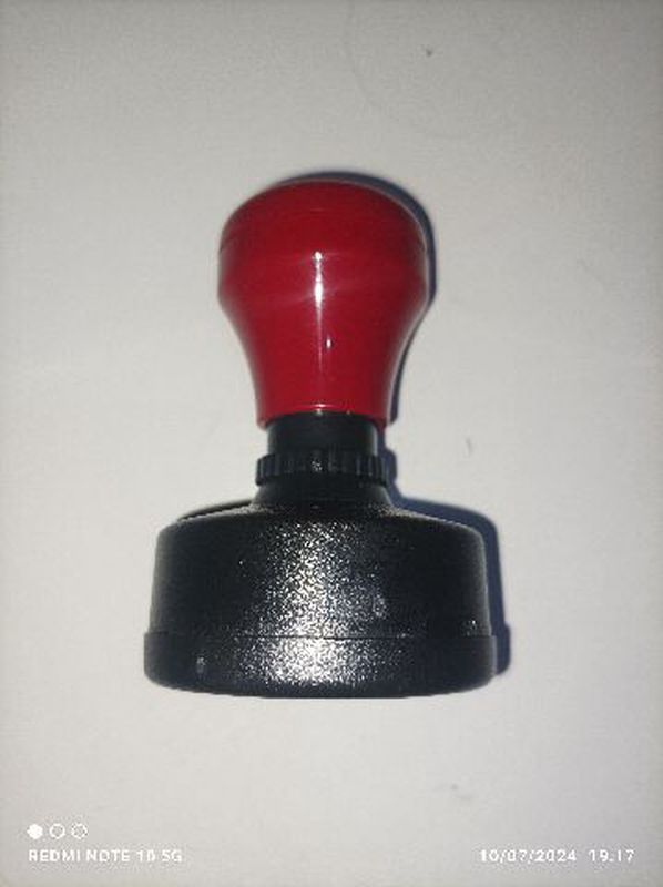 Stempel bulat diameter 3 cm