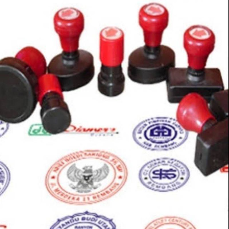 cetak stempel dinas
