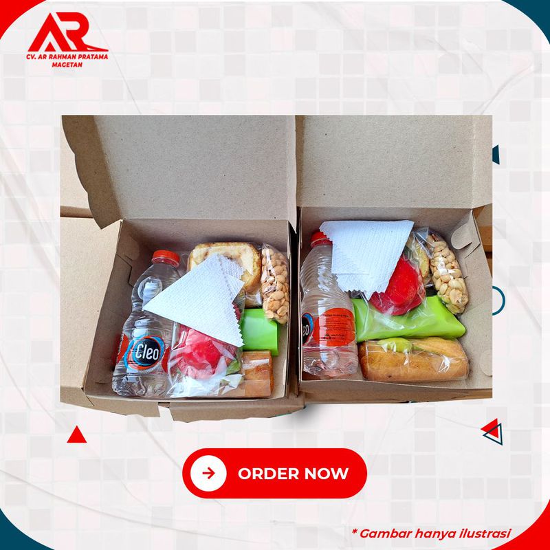 Snack Kotak/Snack Box/Snack Box Isi Aneka Kue,Roti Kering,Jajanan Pasar ...