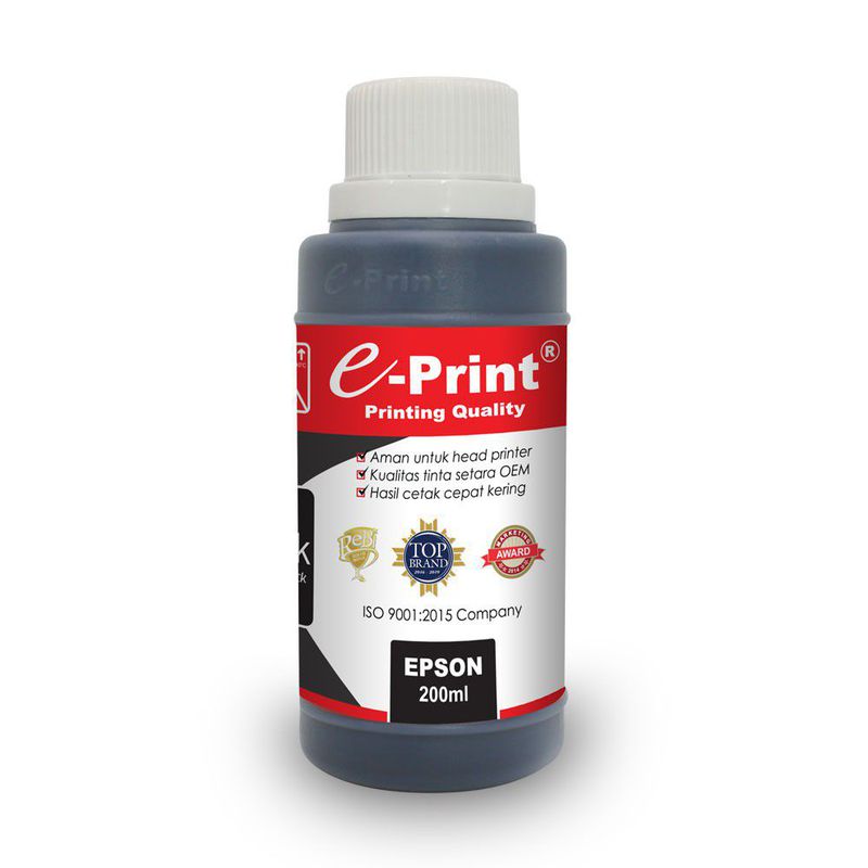 TINTA PRINTER EPSON E PRINT REGULER 200 ML BLACK